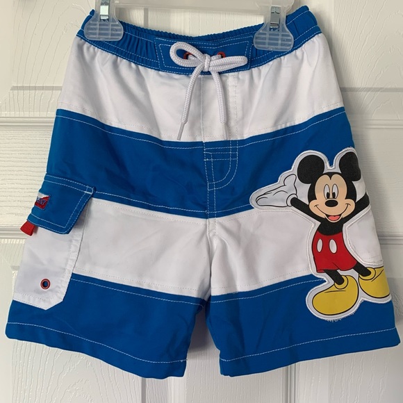 Disney | Swim | Disney Mickey Mouse Swim Trunks Boys Size 824 Months ...